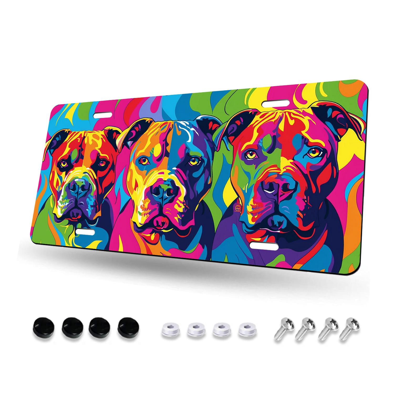 Dogs Pet Portraits Collage Pug Pitbull Golden Retriever Bulldog ...