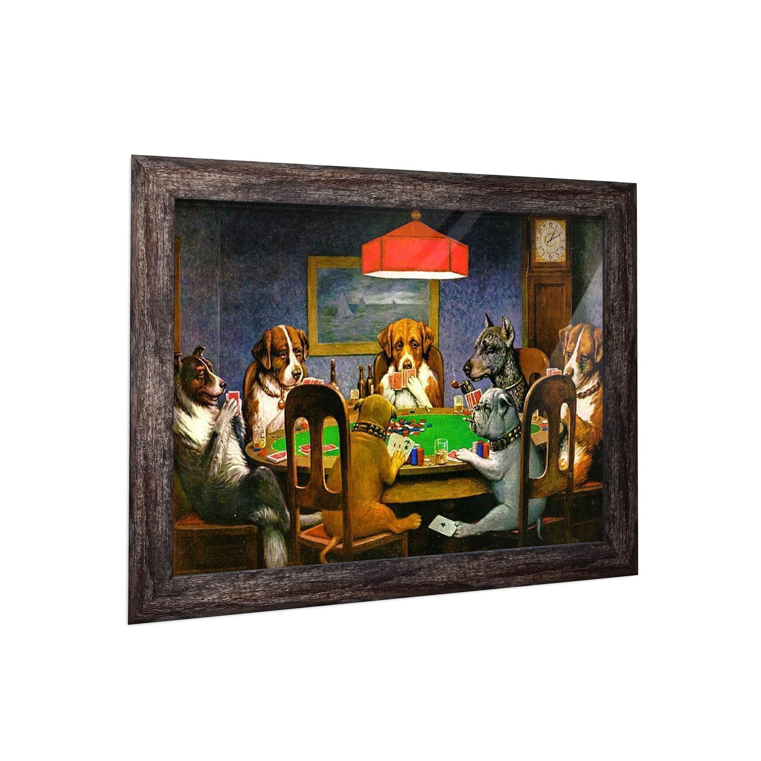 Dogs Playing Poker by Cassius Marcellus Coolidge, World Famous Wall Art ...