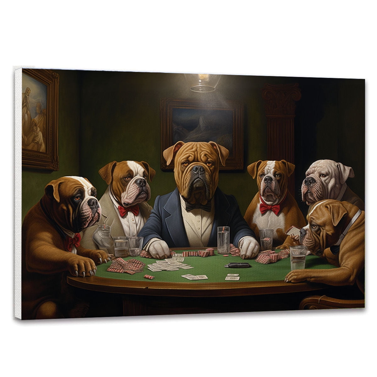 Dogs Playing Poker (or Dogs Playing Cards)English Cocker Spaniel Dog ...