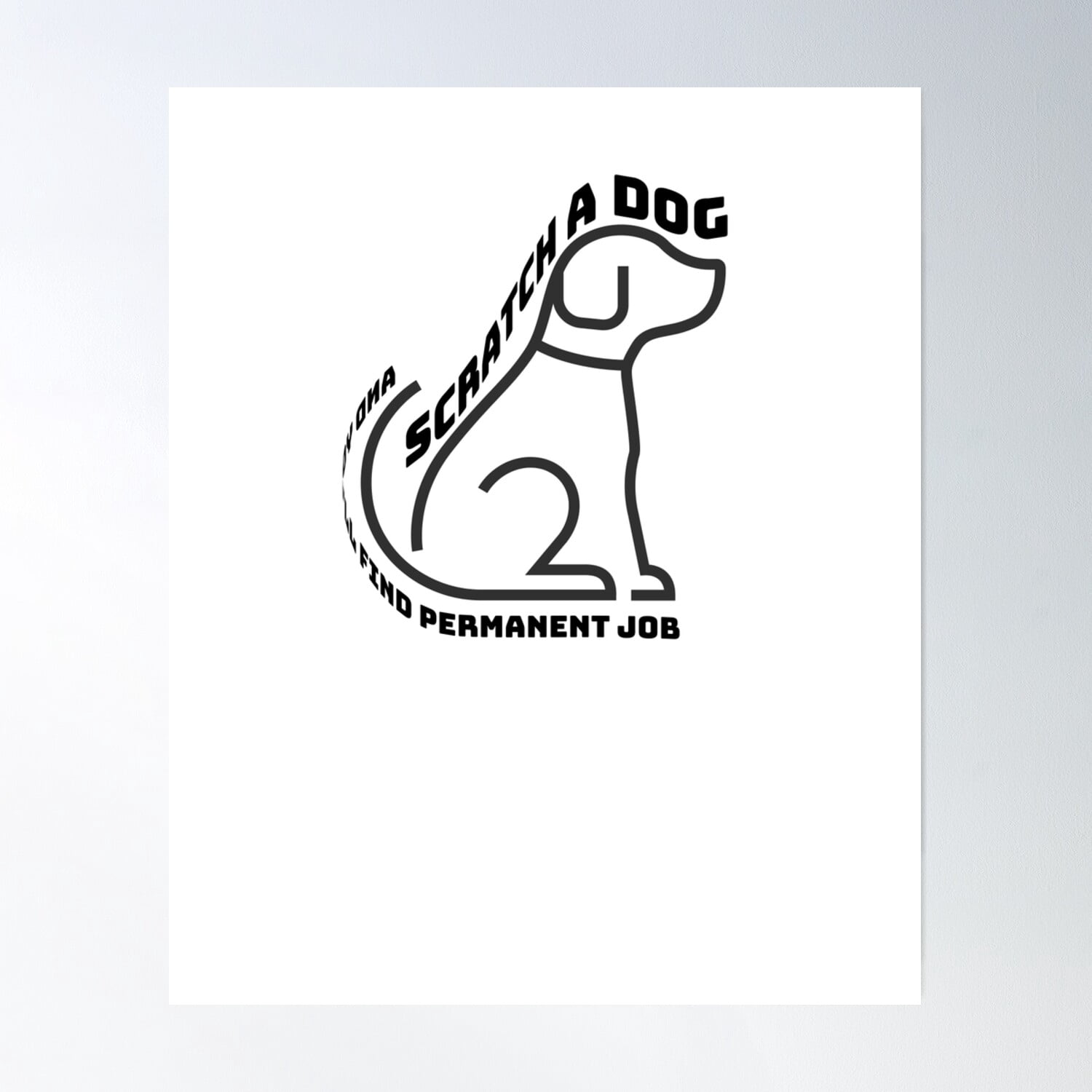 Dogs Poster Wall Art, Modern Wall Decor, 24x36 UNFRAMED - Walmart.com