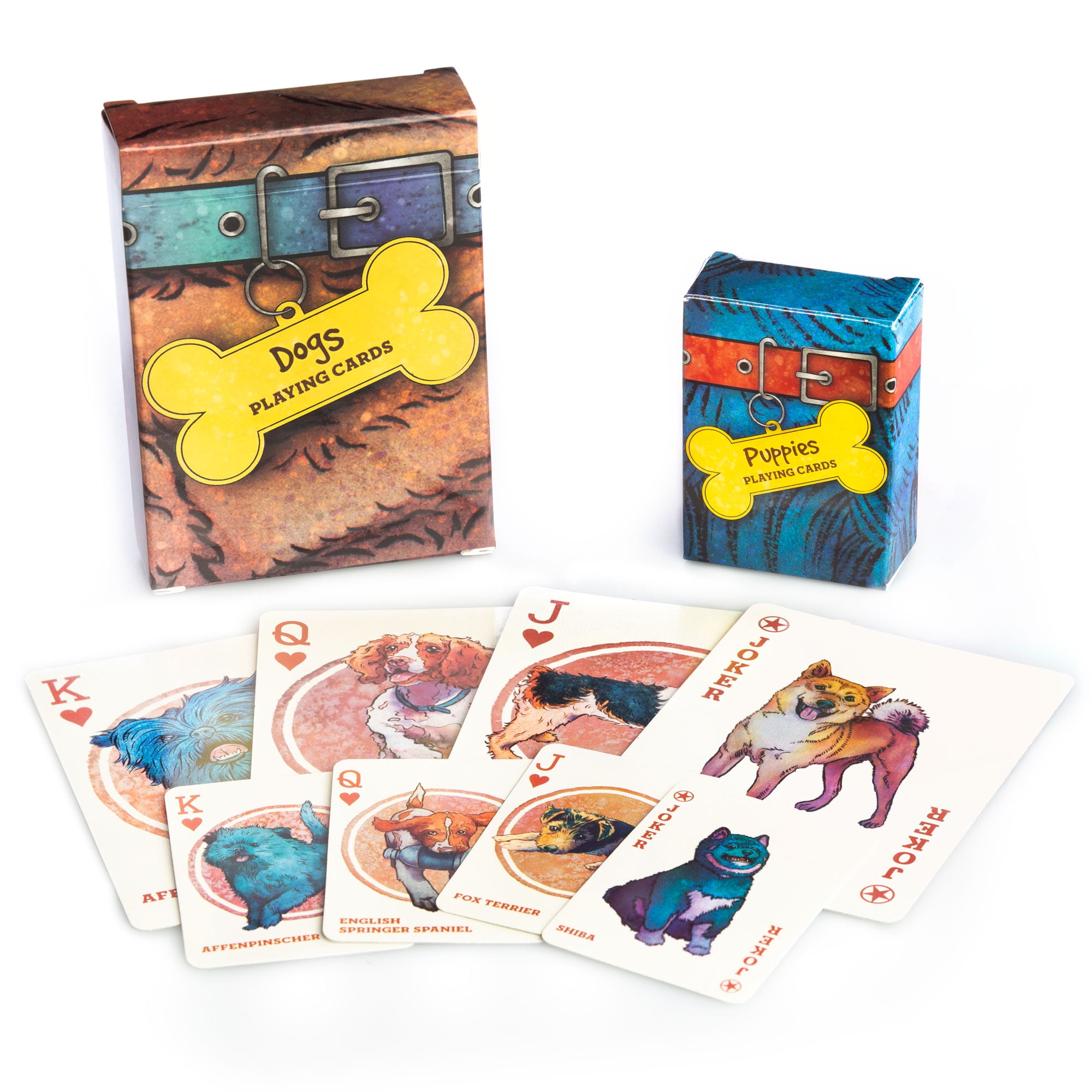 Dogs & Puppies Playing Cards - 2 Decks of 100+ Dog Playing Cards for ...