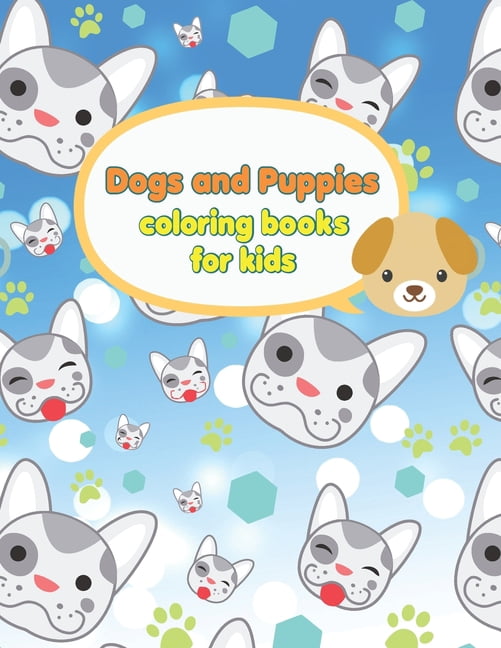 Dogs and Puppies coloring books for kids : Educational History Coloring ...