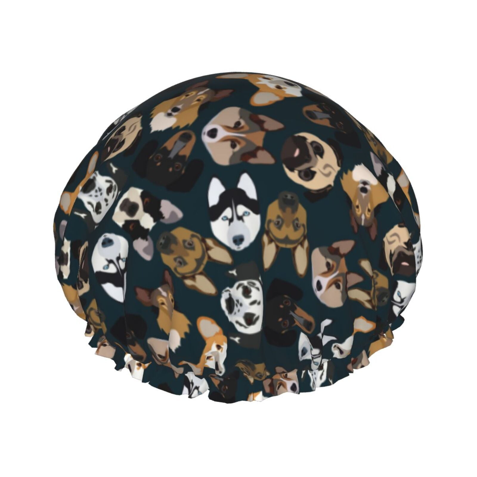 Dogs Shower Cap, Reusable Bath Hair Hat for all Hair Lengths Hair Cover ...