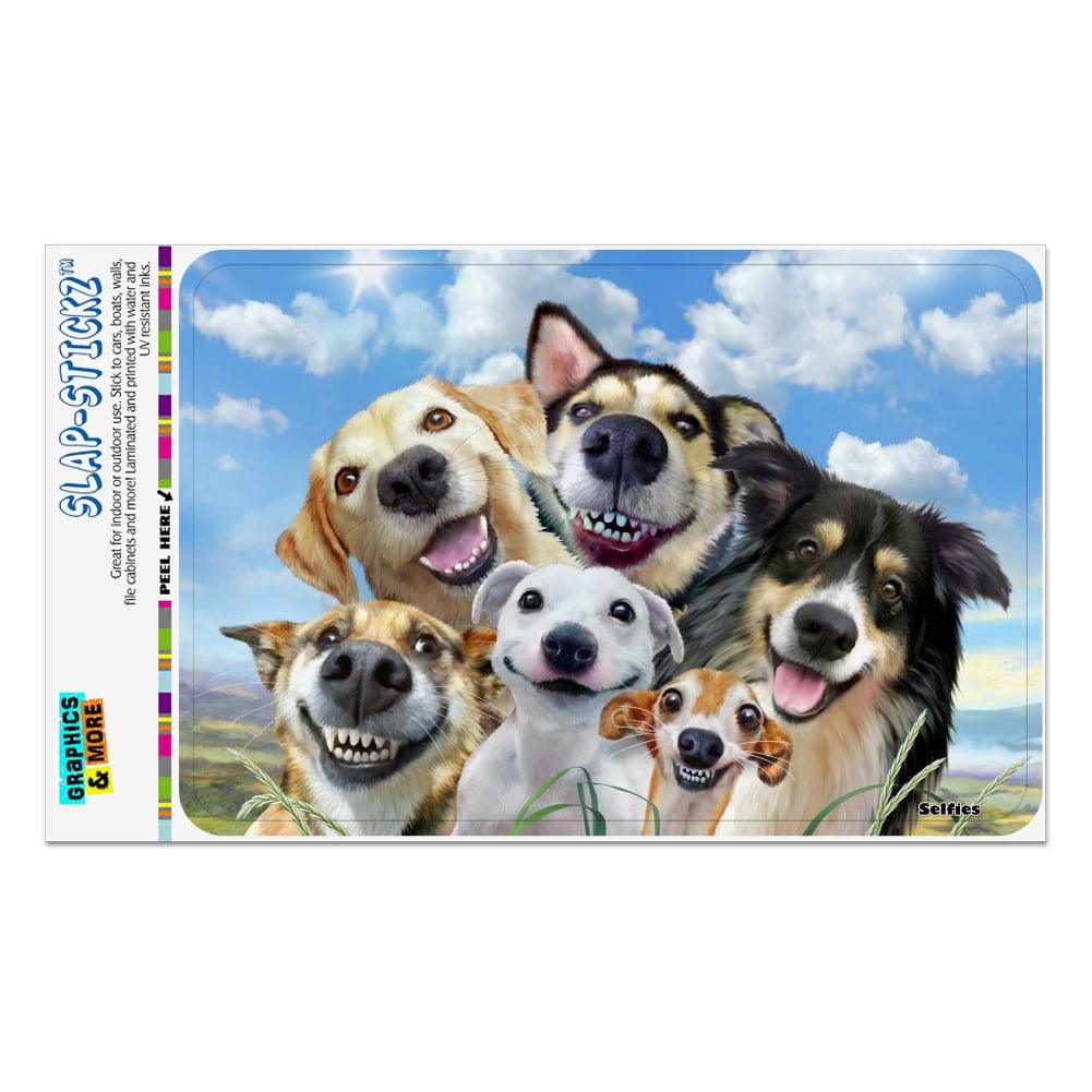 Dogs Smile Selfie Retriever German Shepherd Home Business Office Sign ...