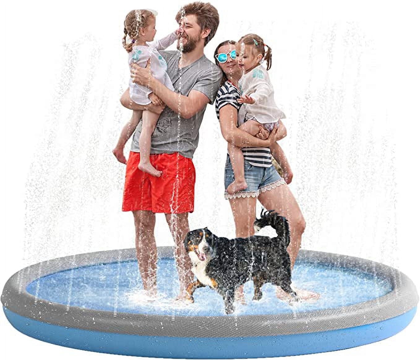 "67"" Splash Pad Swimming Yard Game: Non-Slip Durable Sprinkler Pool ...