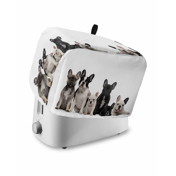 Dogs Toaster Cover 4 Slice, Large Kitchen Appliance Covers, Modern Art ...