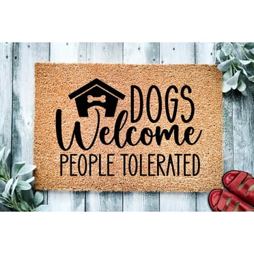 Walmart Dog Coir Doormat, Dogs Welcome, Outdoor Paw Pet Mat (30 x 17 In ...
