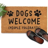 Walmart Dog Coir Doormat, Dogs Welcome, Outdoor Paw Pet Mat (30 x 17 In ...