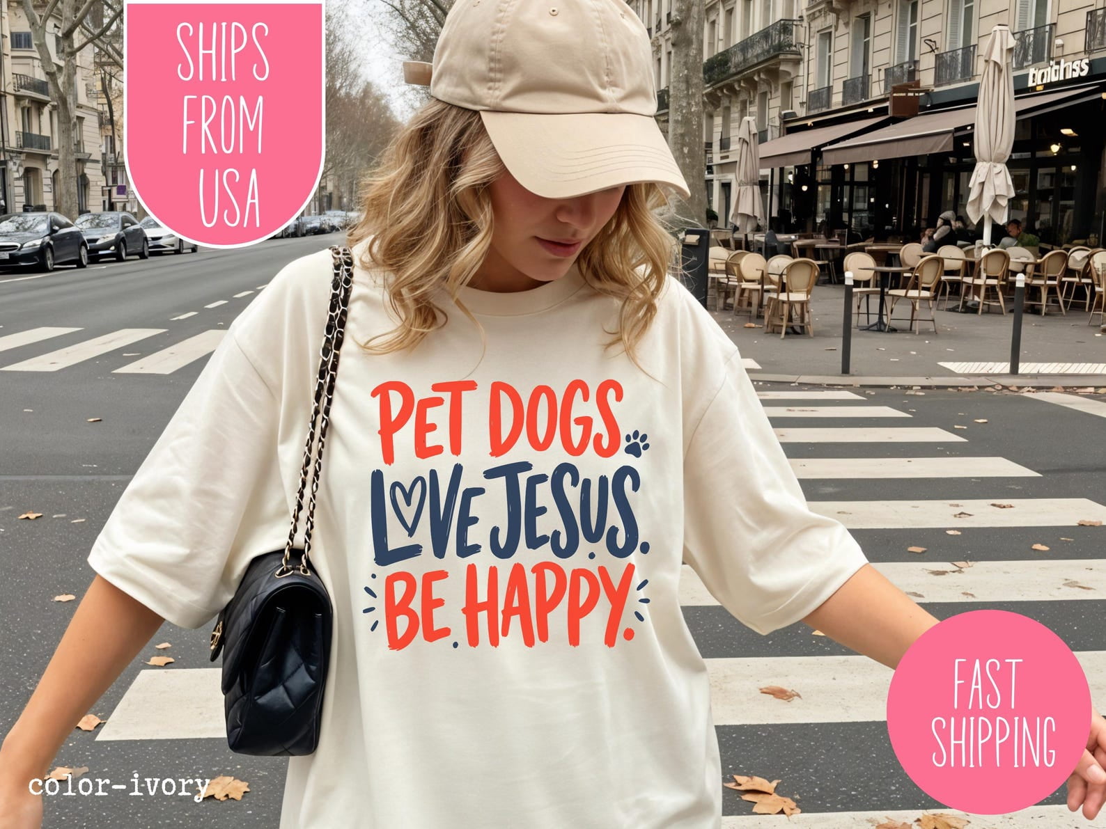 Dogs and Jesus Tshirt, Dog Lover tshirt, Funny Dog Mom Gift for Her ...
