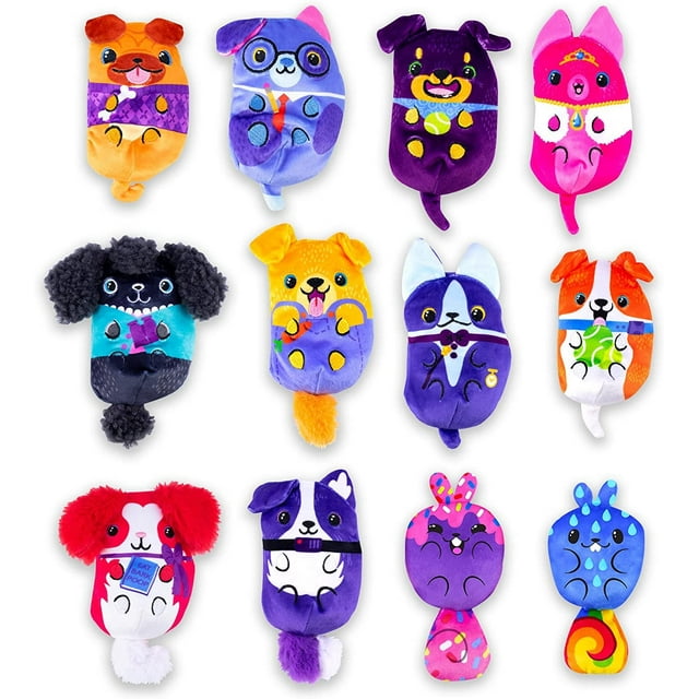 Dogs vs Squirls - Mystery Bag - 12pk Assortment A - 4" Super-Soft ...