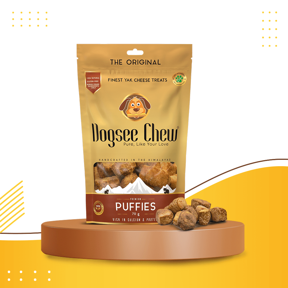 Dogsee Chew Puffies Himalayan Cheese Dog Treat - 0.15 lbs - Walmart.com