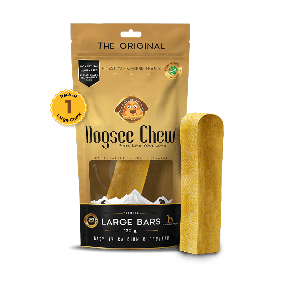 Dogsee Chew Yak Based Dental Chew | Large Bars | 130G - Walmart.com