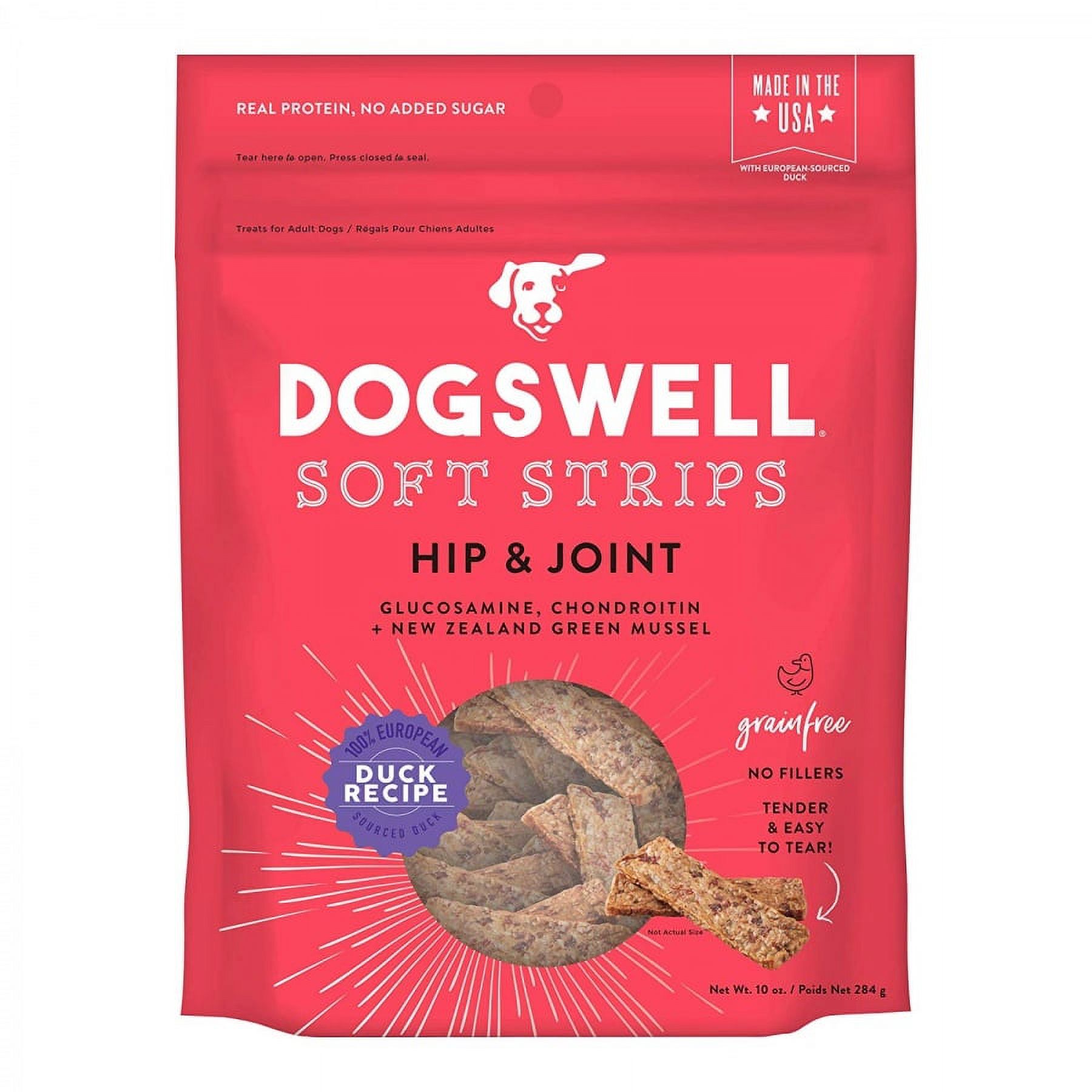 Dogswell Soft Strips Hip & Joint Dog Treats - Duck - Walmart.com
