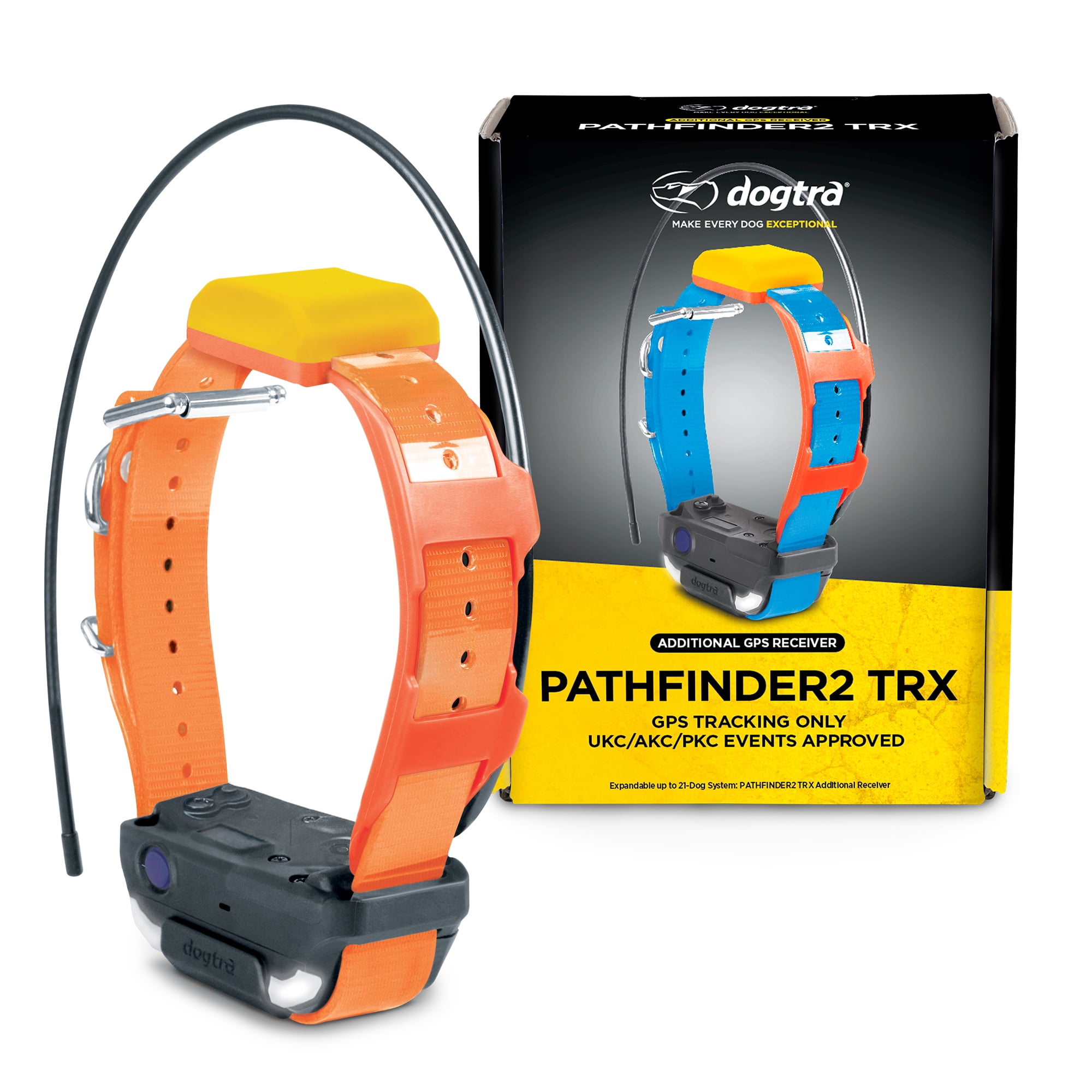Dogtra Pathfinder 2 TRX Additional Receiver Orange Dog GPS Tracker LED ...