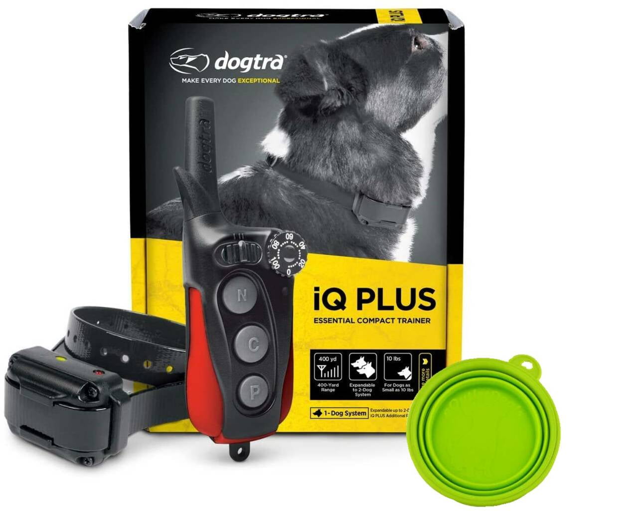 Dogtra iQ Plus – Rechargeable Waterproof 400-Yard Remote 1-2 Dog ...