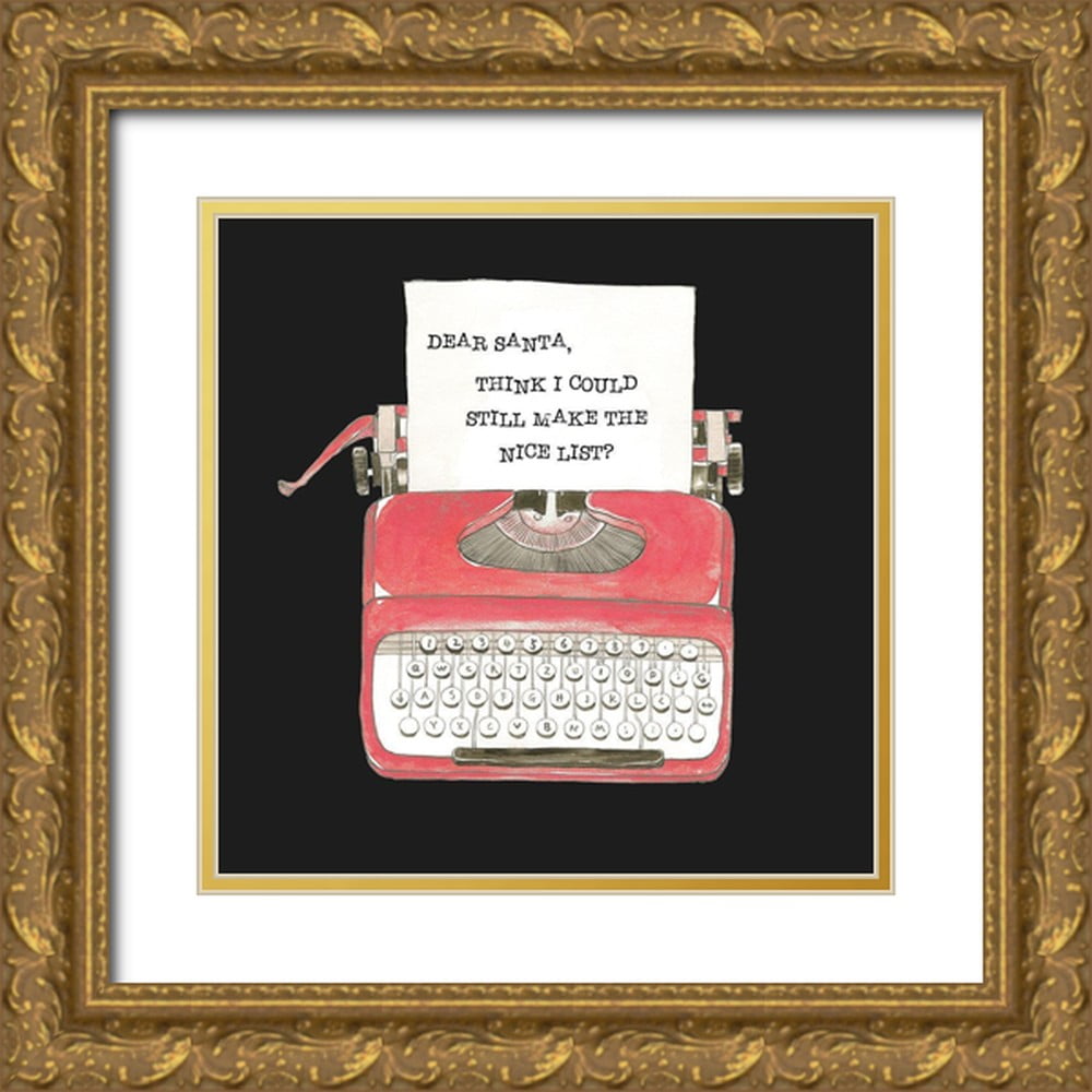 Dogwood Portfolio 15x15 Gold Ornate Wood Framed with Double Matting ...