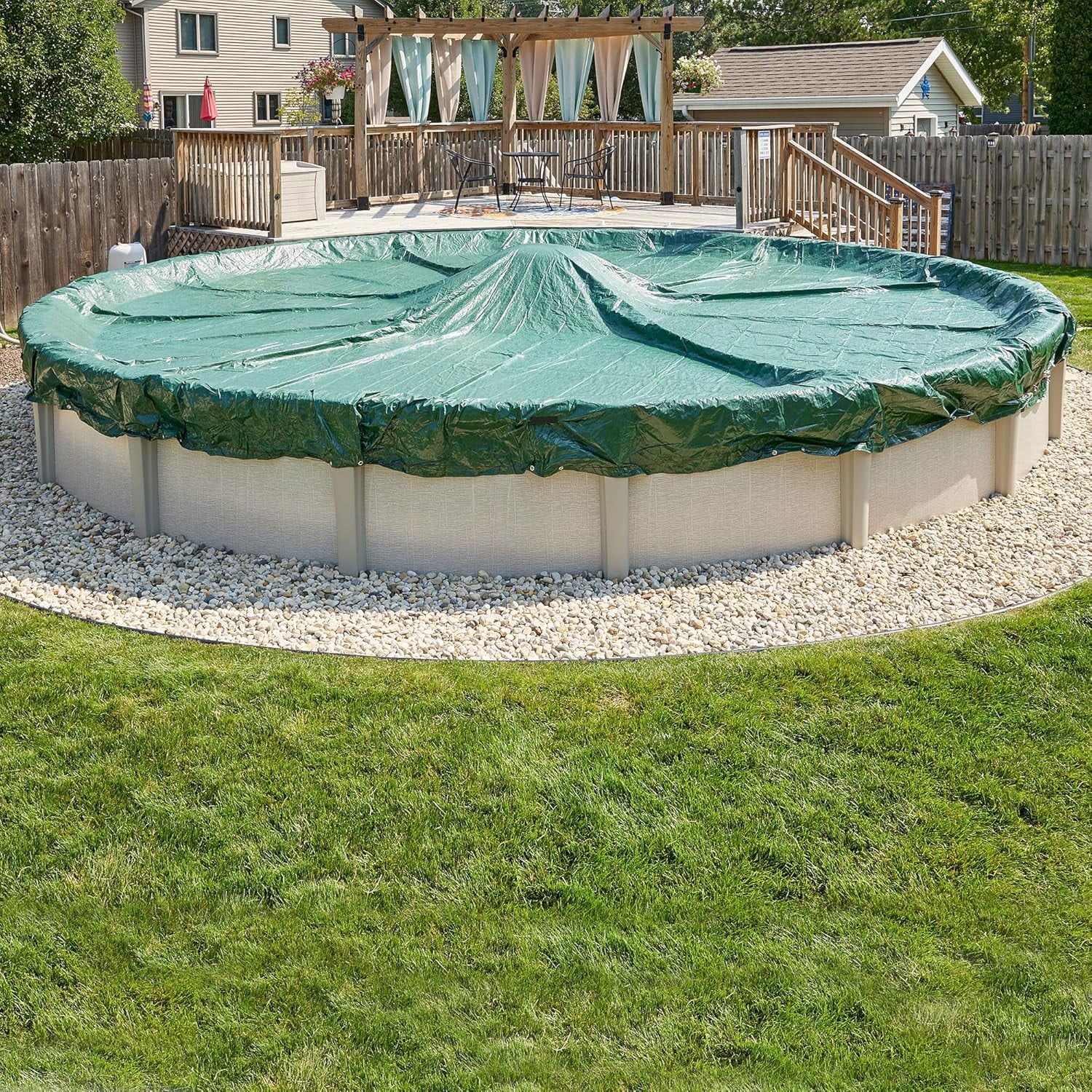 Doheny’s Commercial-Grade Winter Pool Covers for Above Ground Pools ...
