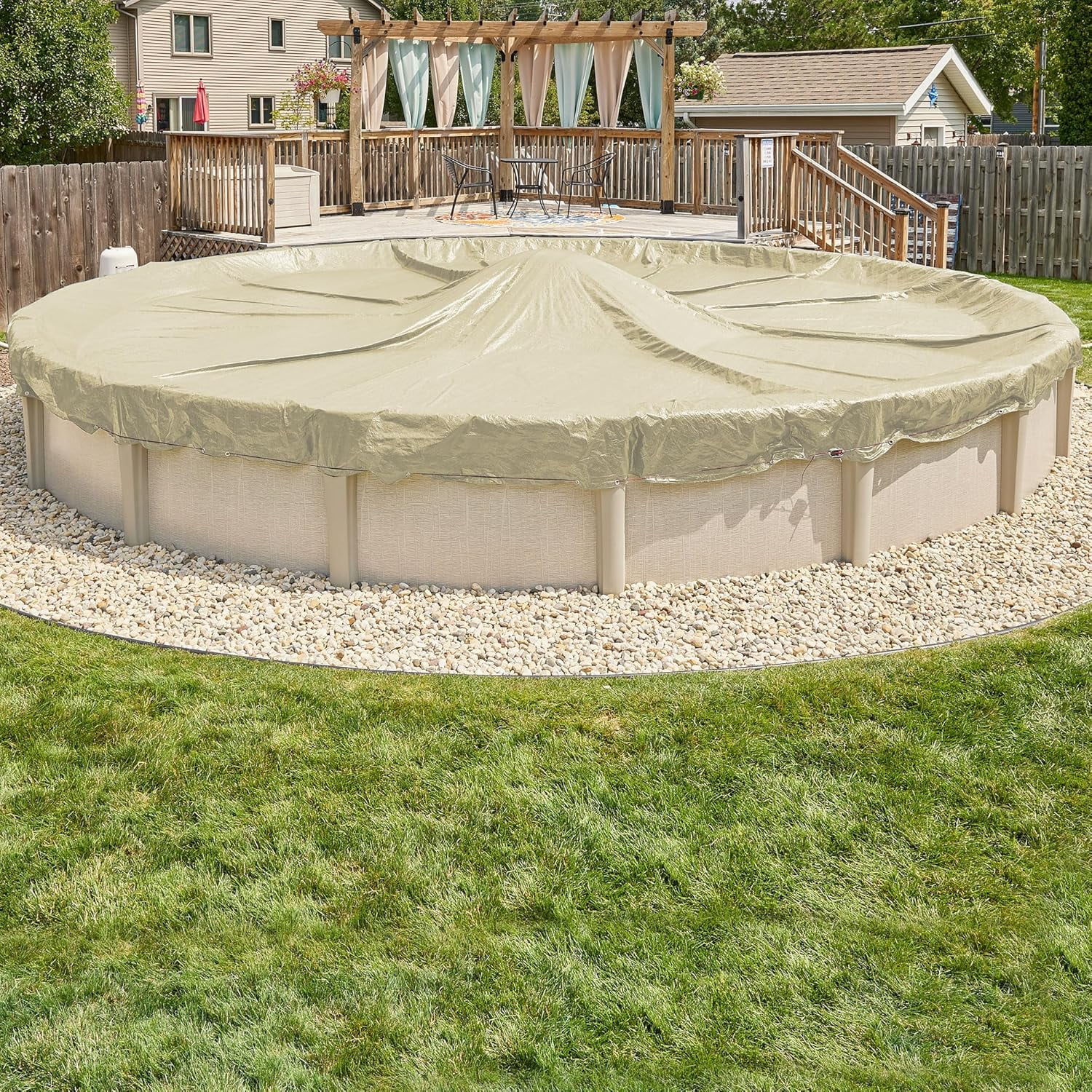Doheny’s Commercial-Grade Winter Pool Covers for Above Ground Pools ...