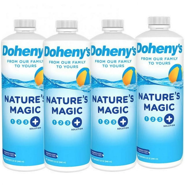 Doheny's Nature's Magic Enzyme-Based Clarifier - 4x 1 Qt. - Walmart.com