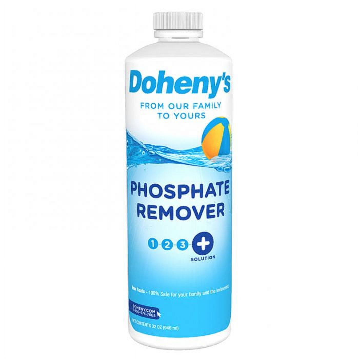 Doheny's Non-Foaming Phosphate Remover for Pools, Spas, Hot Tubs - 1 Qt ...