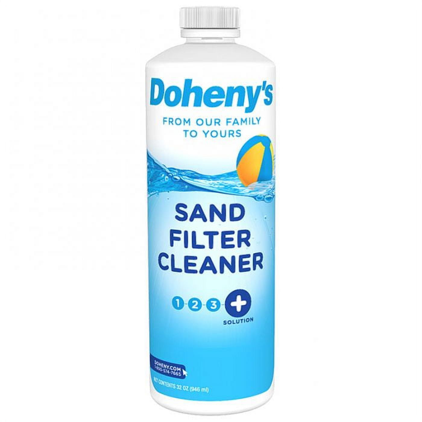 Dohenys Sand Filter Cleaner, 1 Qt, Removes Debris, Improves Pool Filter ...