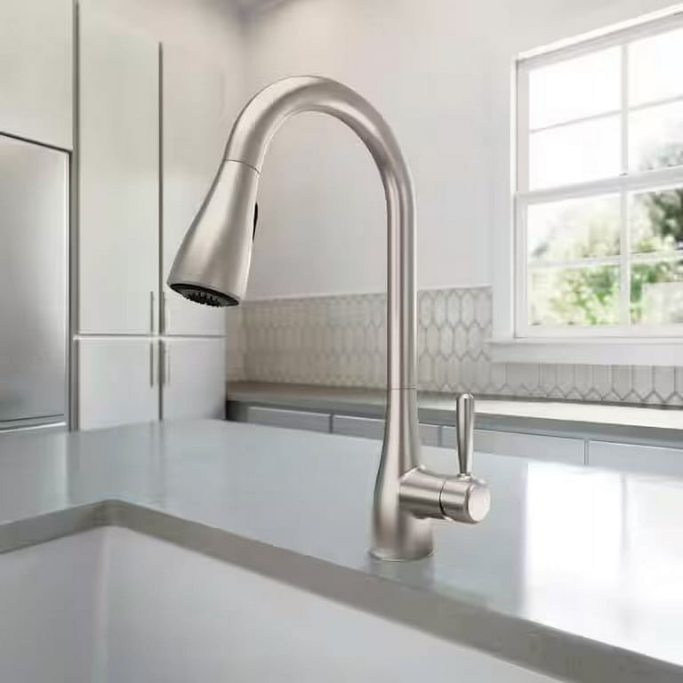 Arbor One-handle High Arc Pulldown Bar Faucet – Moen