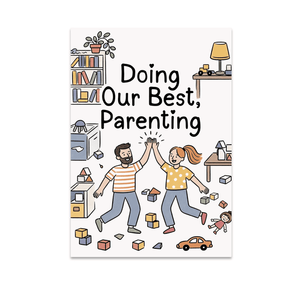 Doing Our Best Parenting Teamwork Wall Art - Family Decor - 13x19 ...