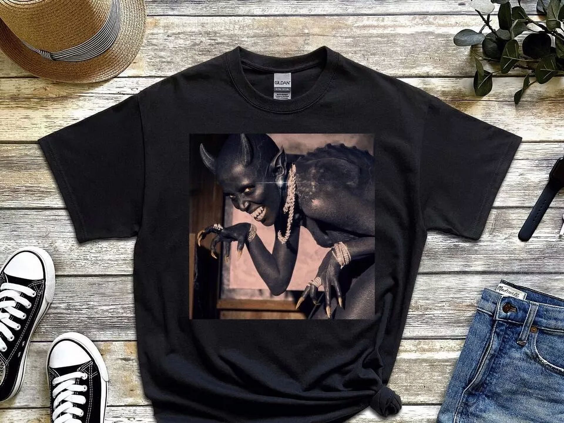 Doja Cat Demon T-shirt Unisex Cotton All Size Ph538 - Walmart.com