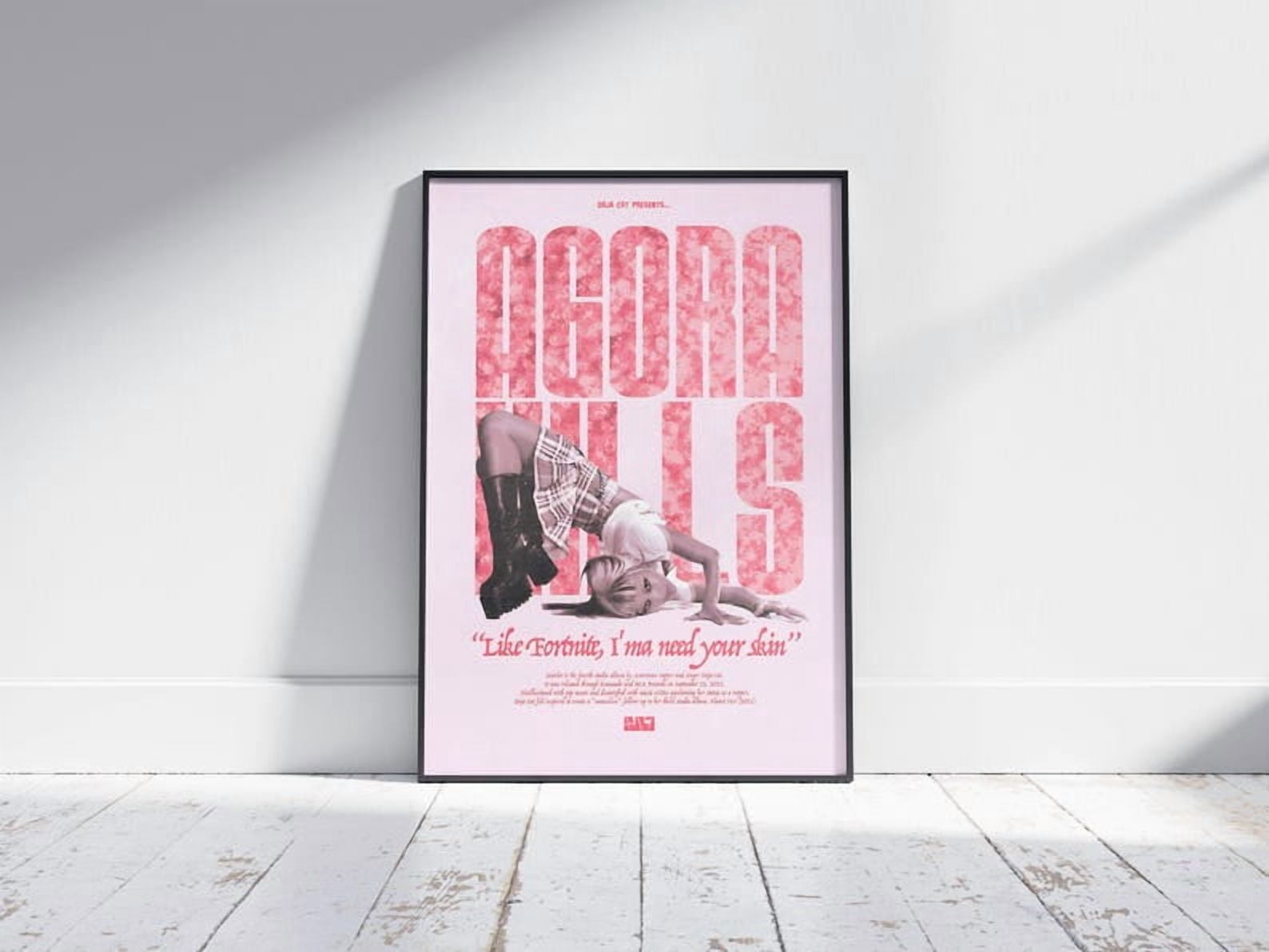 Doja Cat Poster Print – Agora Hills Music Poster, Album Cover Art, Pink ...