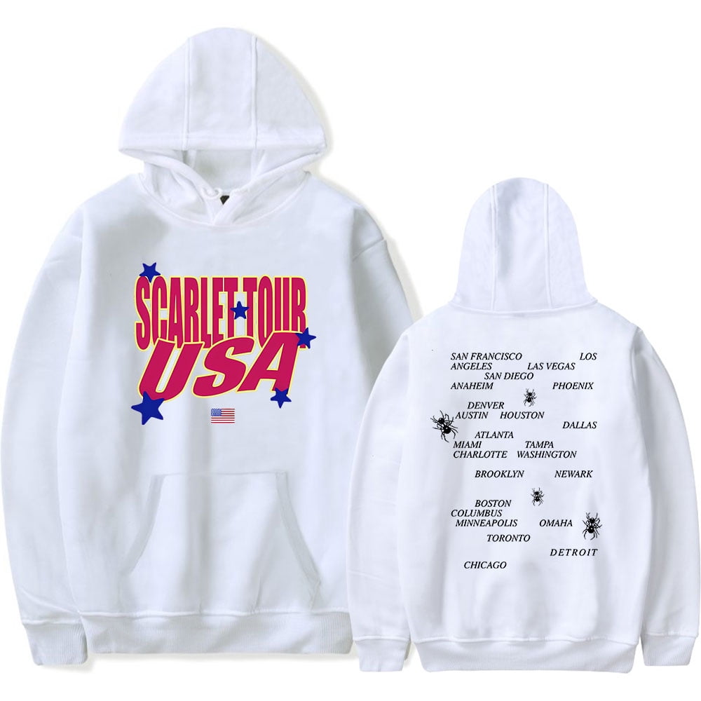 Doja Cat Scarlet Tour Merch Hoodies Classic Long Sleeve Sweatshirt Suit ...