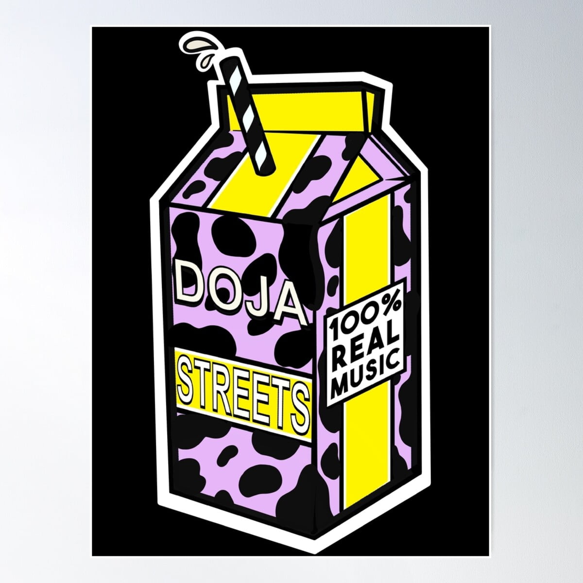 Doja Cat Stickers 2 Poster Wall Art, Modern Wall Decor For Living Room ...