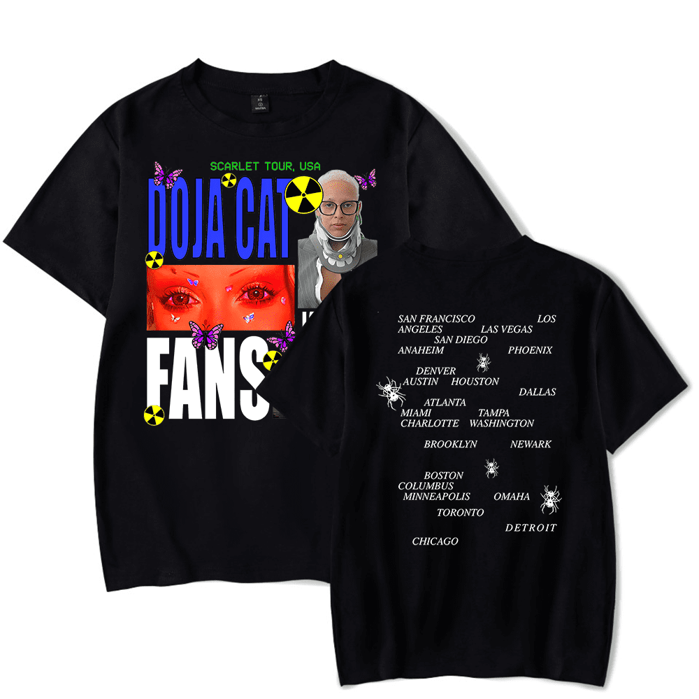Doja Cat T Shirt The Scarlet Tour loves her fans Merch women's men's ...
