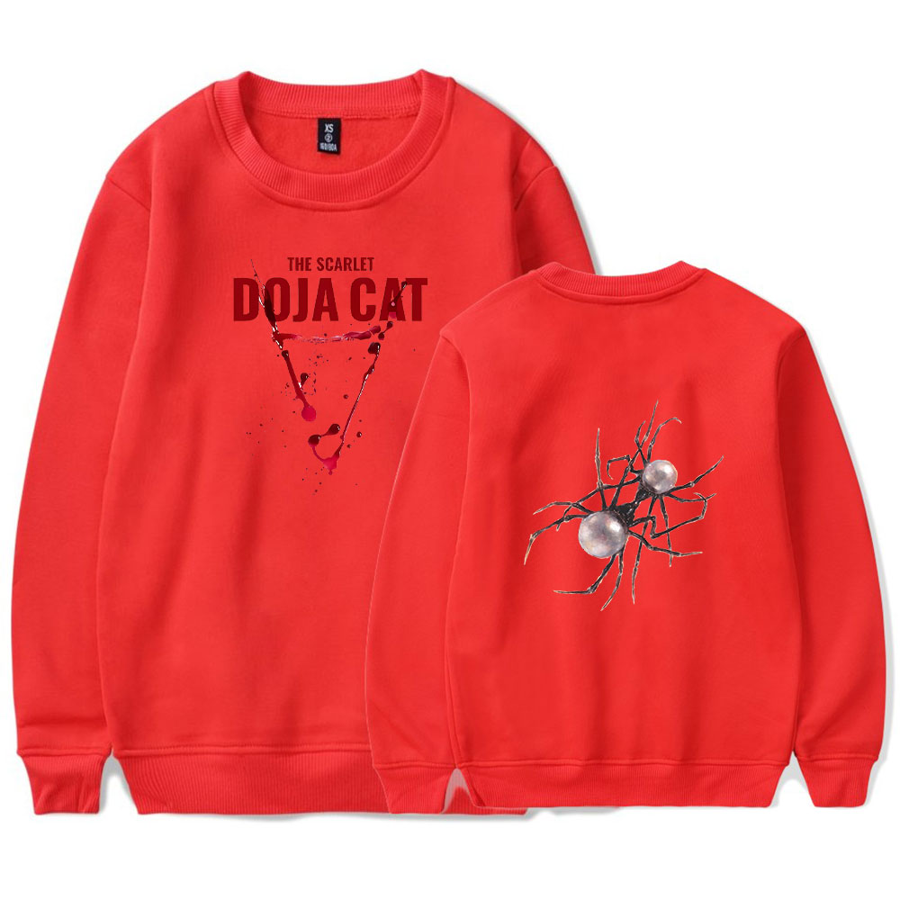 Doja Cat merch the scarlet tour sweater rapper crewneck capless sweater ...