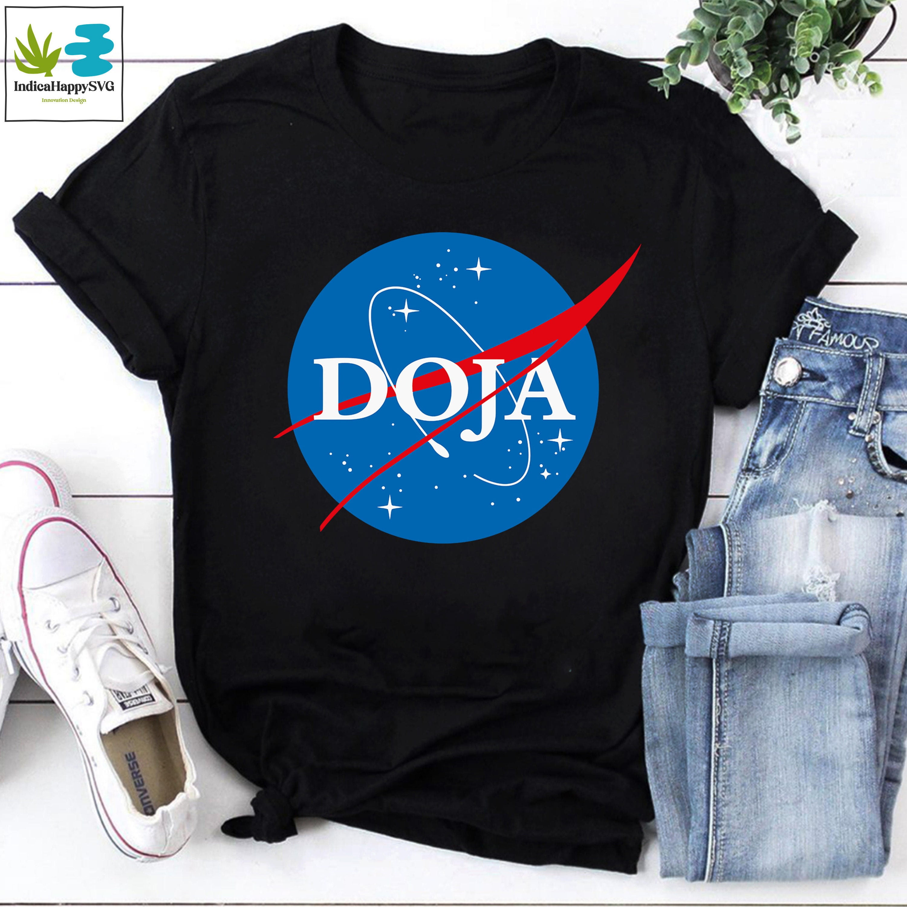 Doja Nasa Cat Rapper Vintage T-Shirt, NASA Shirt, Doja Cat Shirt, Rap ...