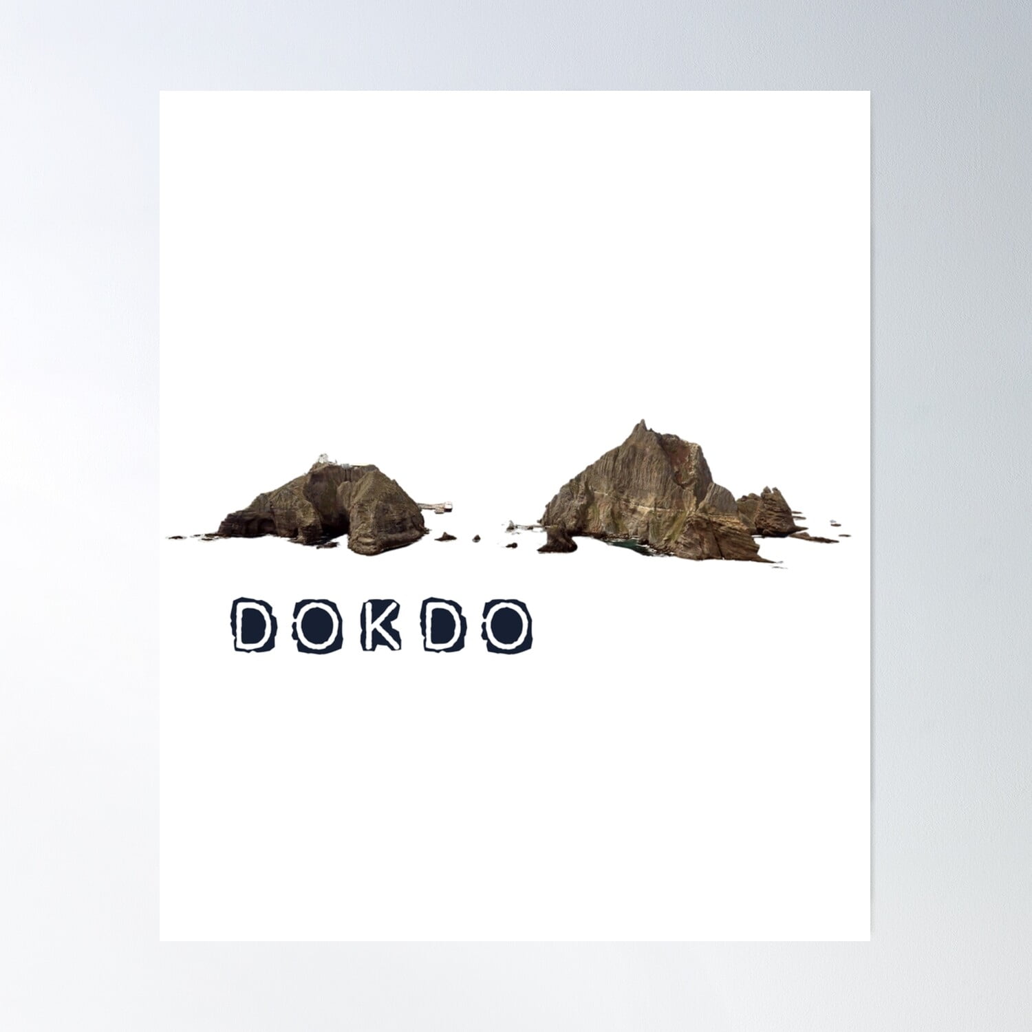 Dokdo Koran Island Poster Wall Art, Modern Wall Decor, 16x24 UNFRAMED ...