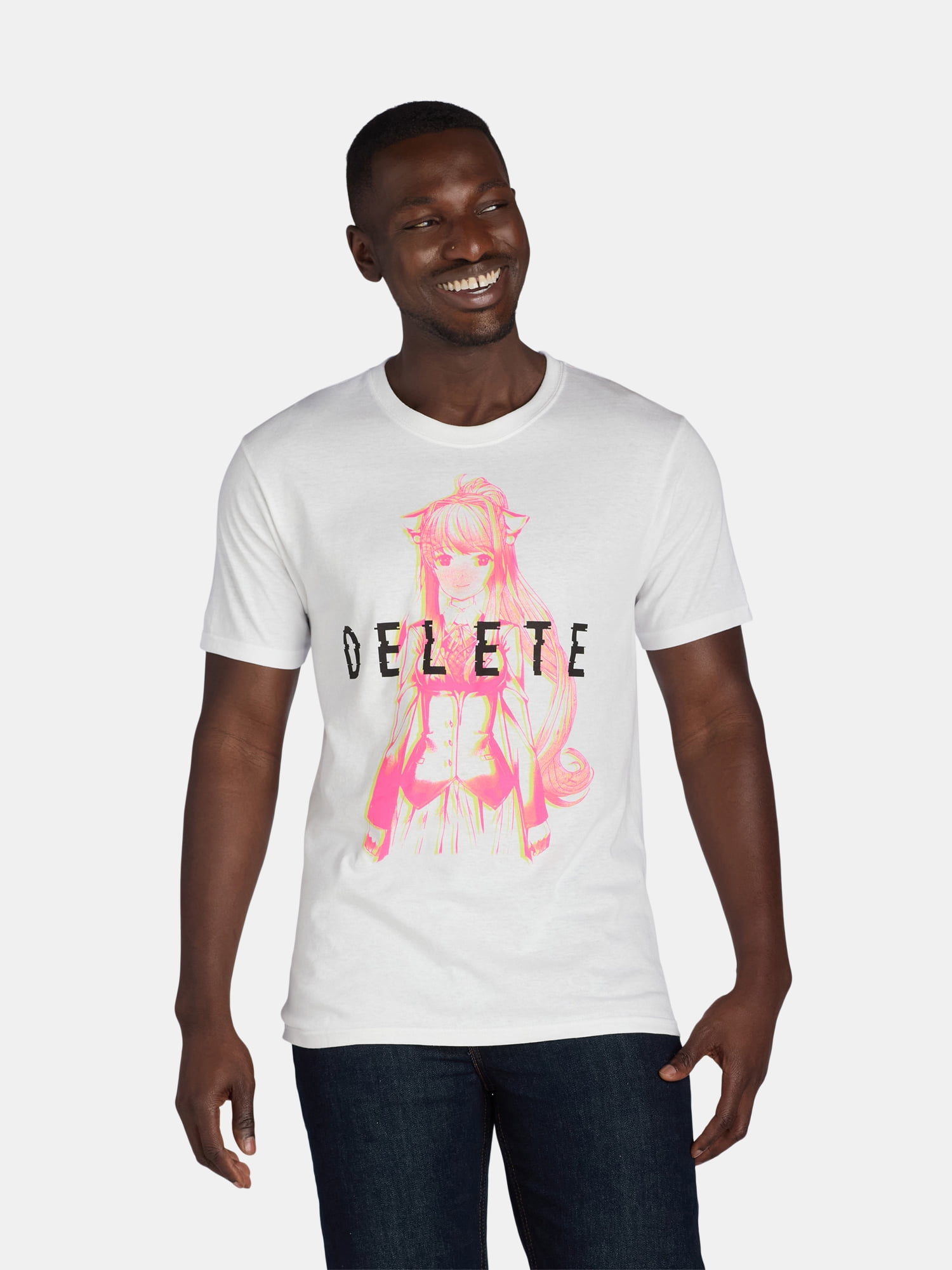 Doki Doki Literature Club Men's & Big Men's Cotton Graphic Tee Shirt ...