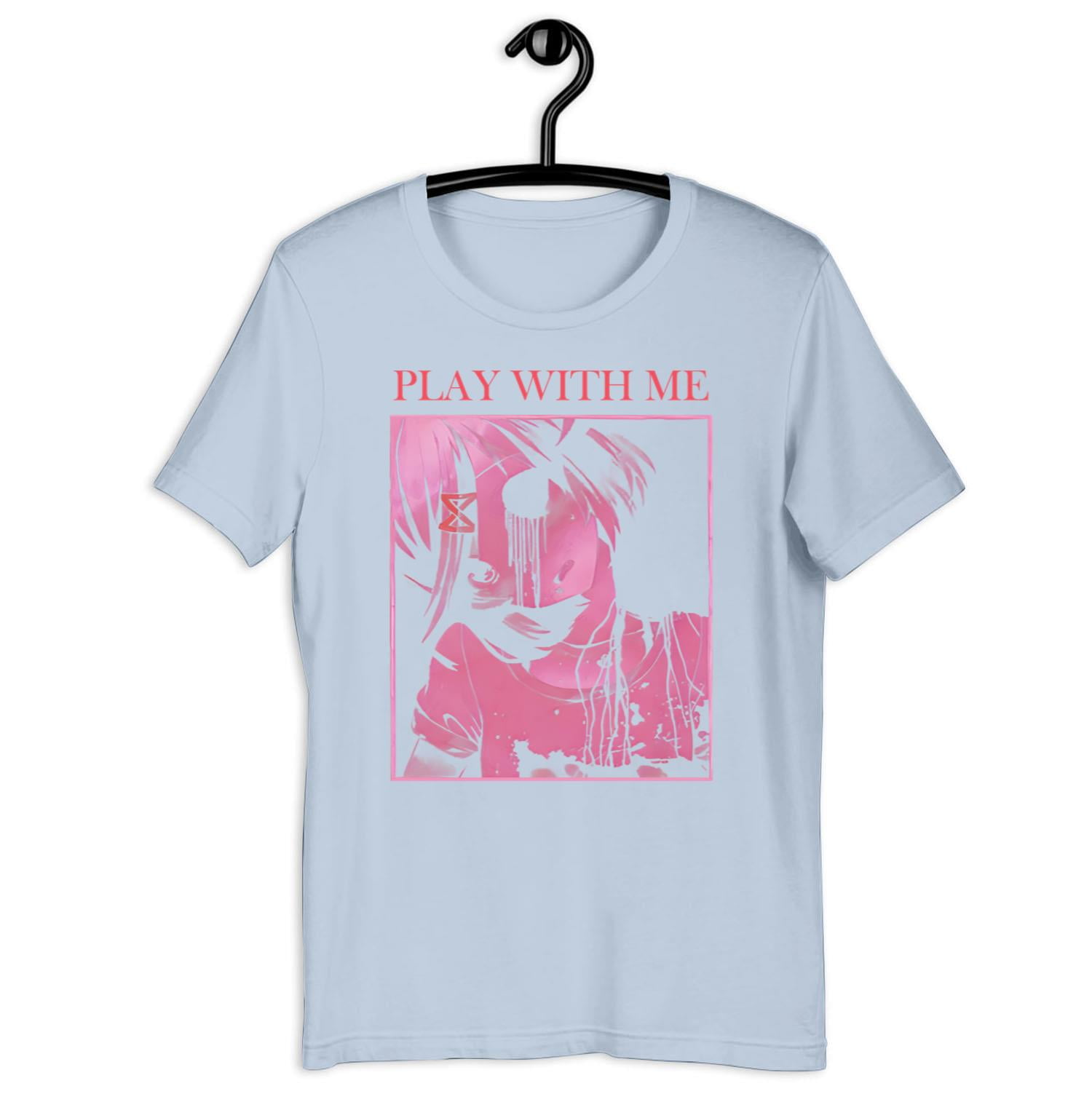 Doki Doki Literature Club Men's Play with Me T-Shirt S-5XL Black ...