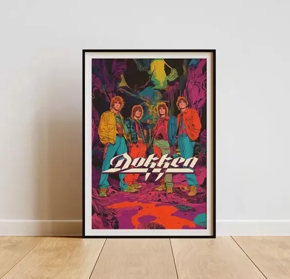 Dokken - Poster On The Theme Of The Famous Heavy Metal Group 1 NO ...