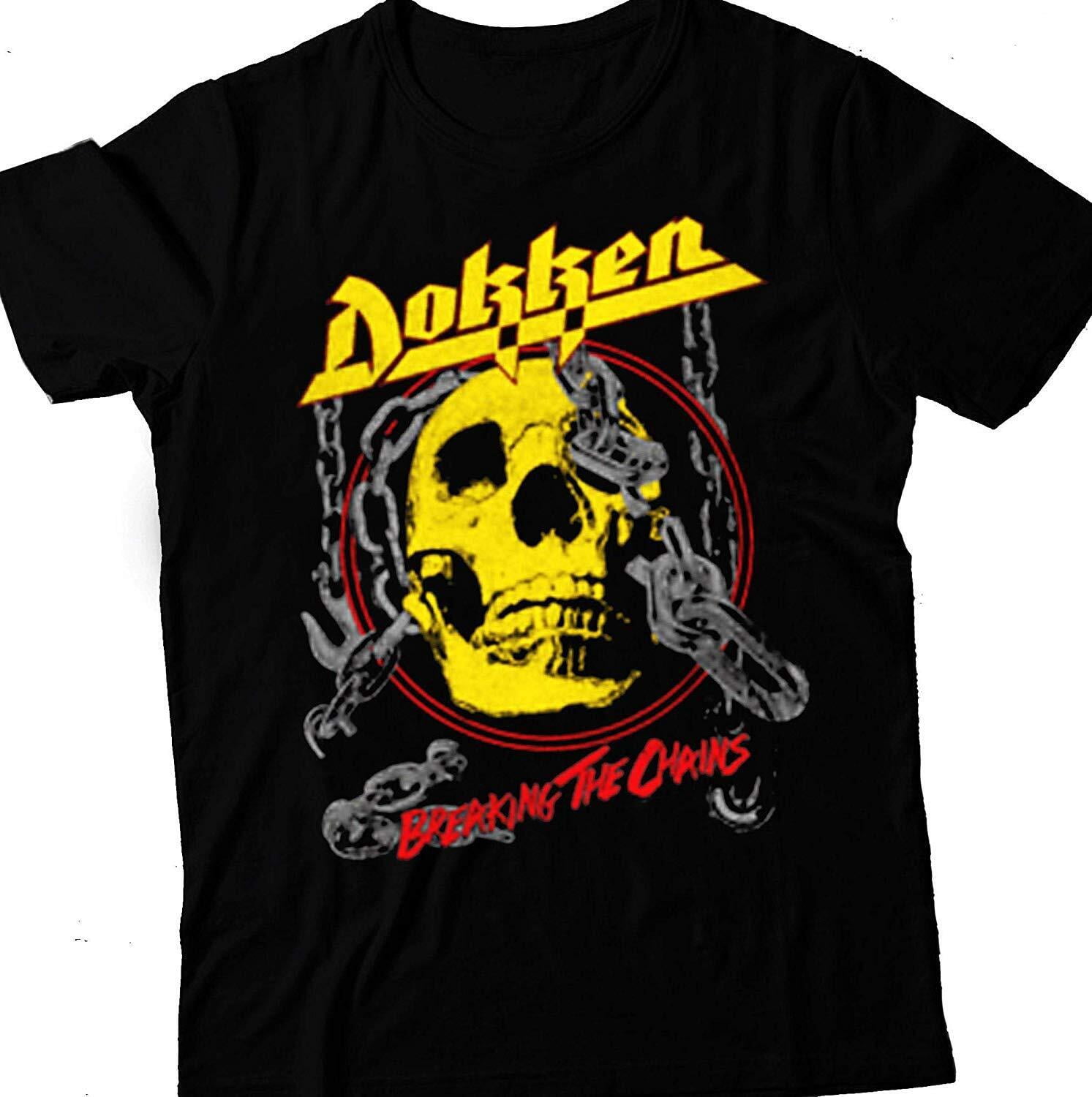 Dokken T Shirt Men T Shirt Black unisex Gift fans - Walmart.com