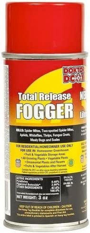 Doktor Doom Natural Pyrethrin Bed Bug, Flea, and Pest Fogger Spray for ...