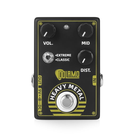 Dolamo Heavy Metal Guitar Effects Pedal High Gain Distortion Volume/Mid ...