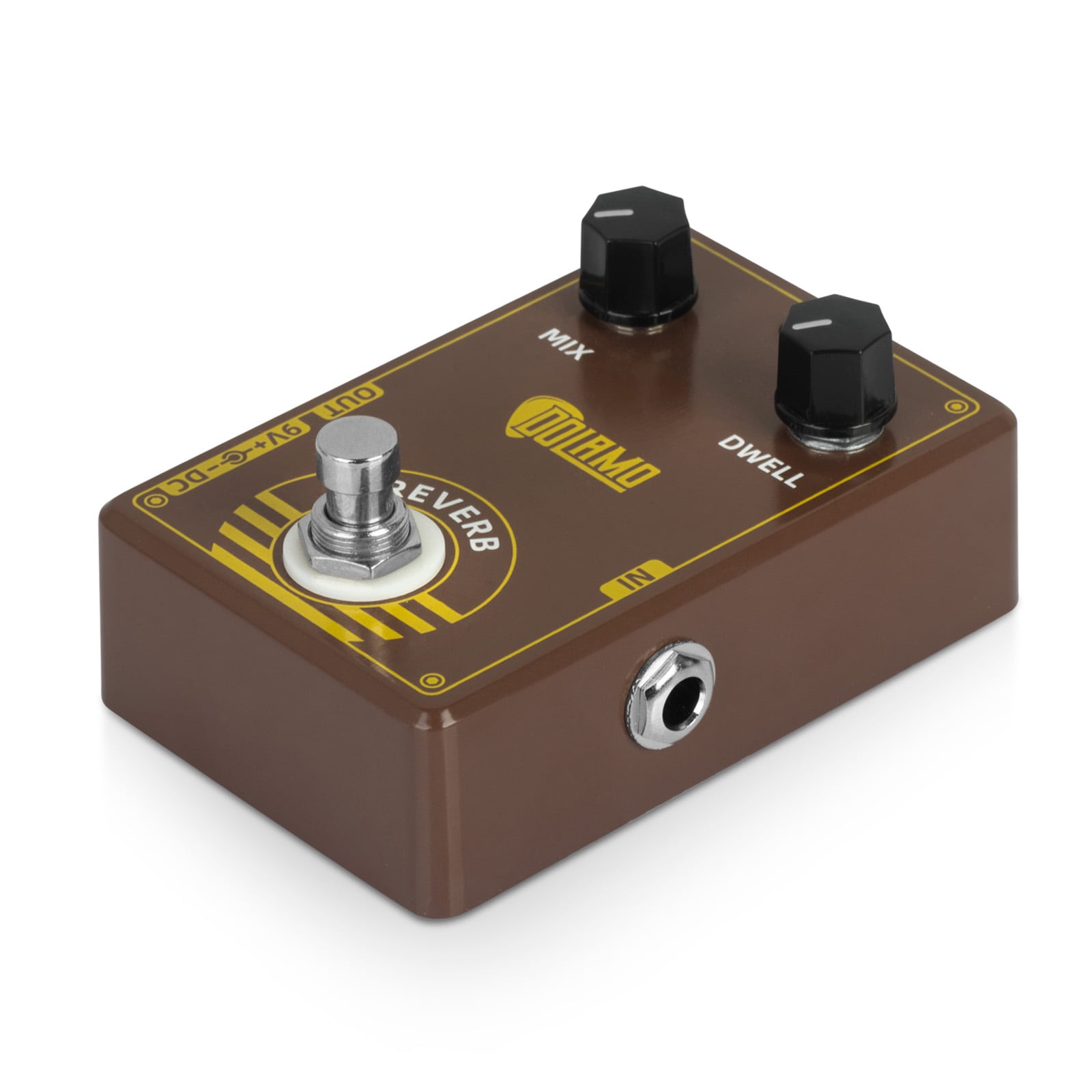 Dolamo Reverb Guitar Effects Pedal Dwell/Mix DC 9V 6.35mm Input/Output ...