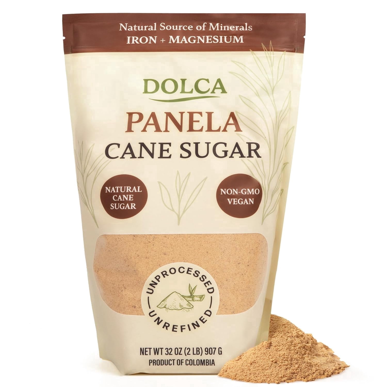 Dolca Panela Sugar – Natural Unrefined Evaporated Cane Juice ...