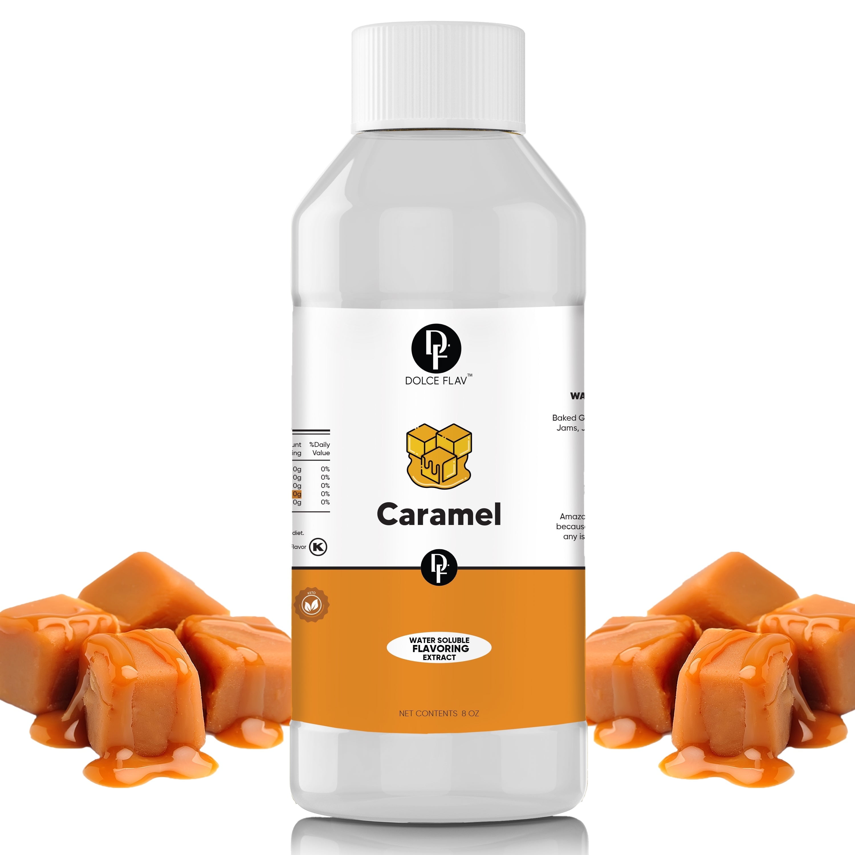 Dolce Flav - Caramel Extract Water Soluble 8 oz - Walmart.com