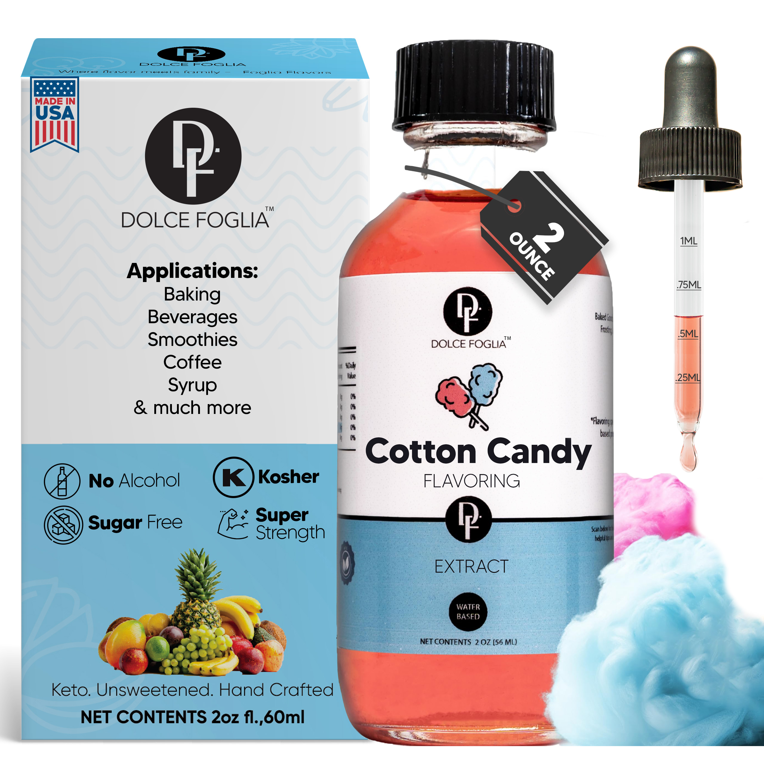 Candy and Baking Flavoring, 0.125oz Bottle, 2/Pkg - Walmart.com