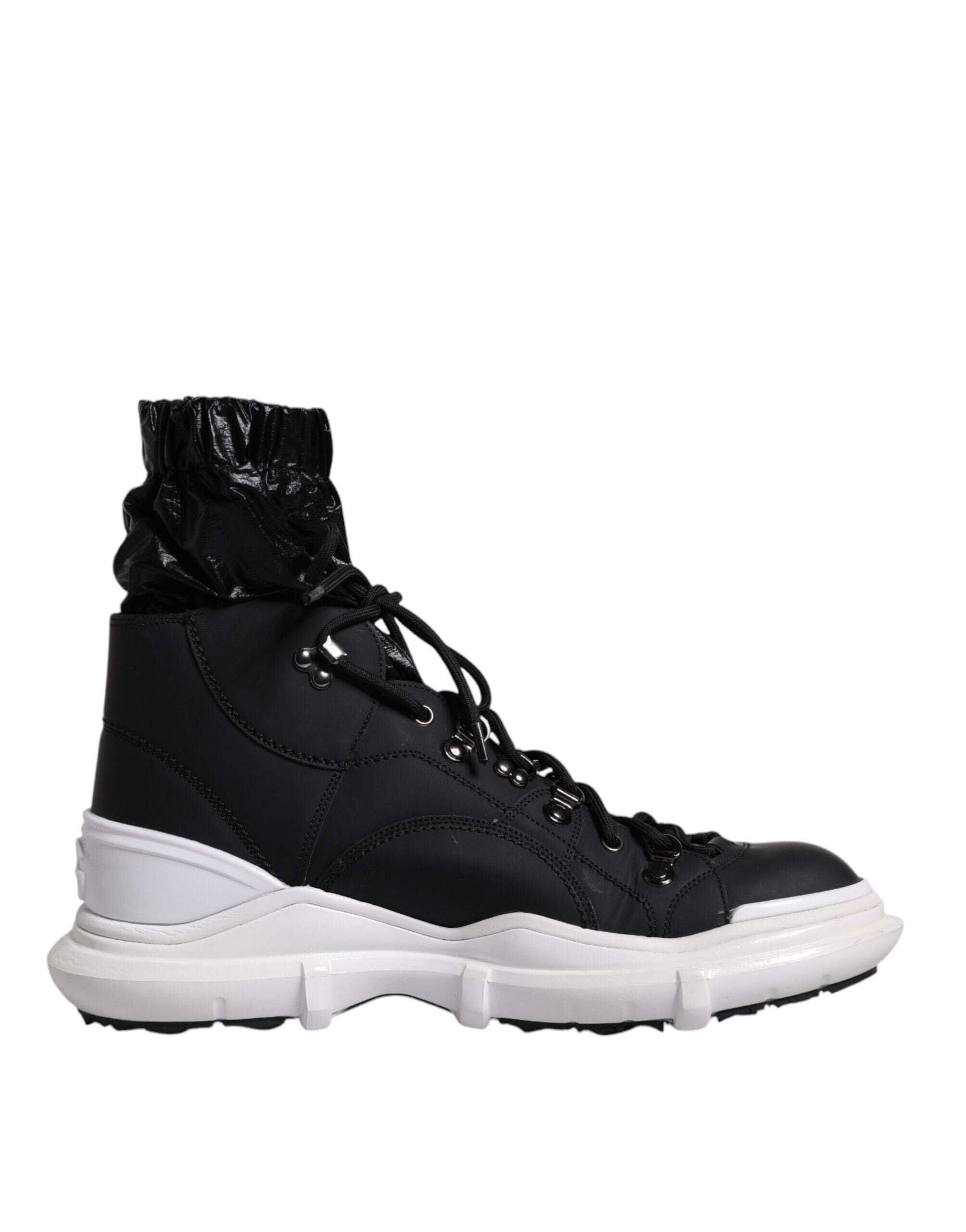 Dolce Gabbana Black Nylon Galileo High Top Sneakers Shoes - Walmart.com