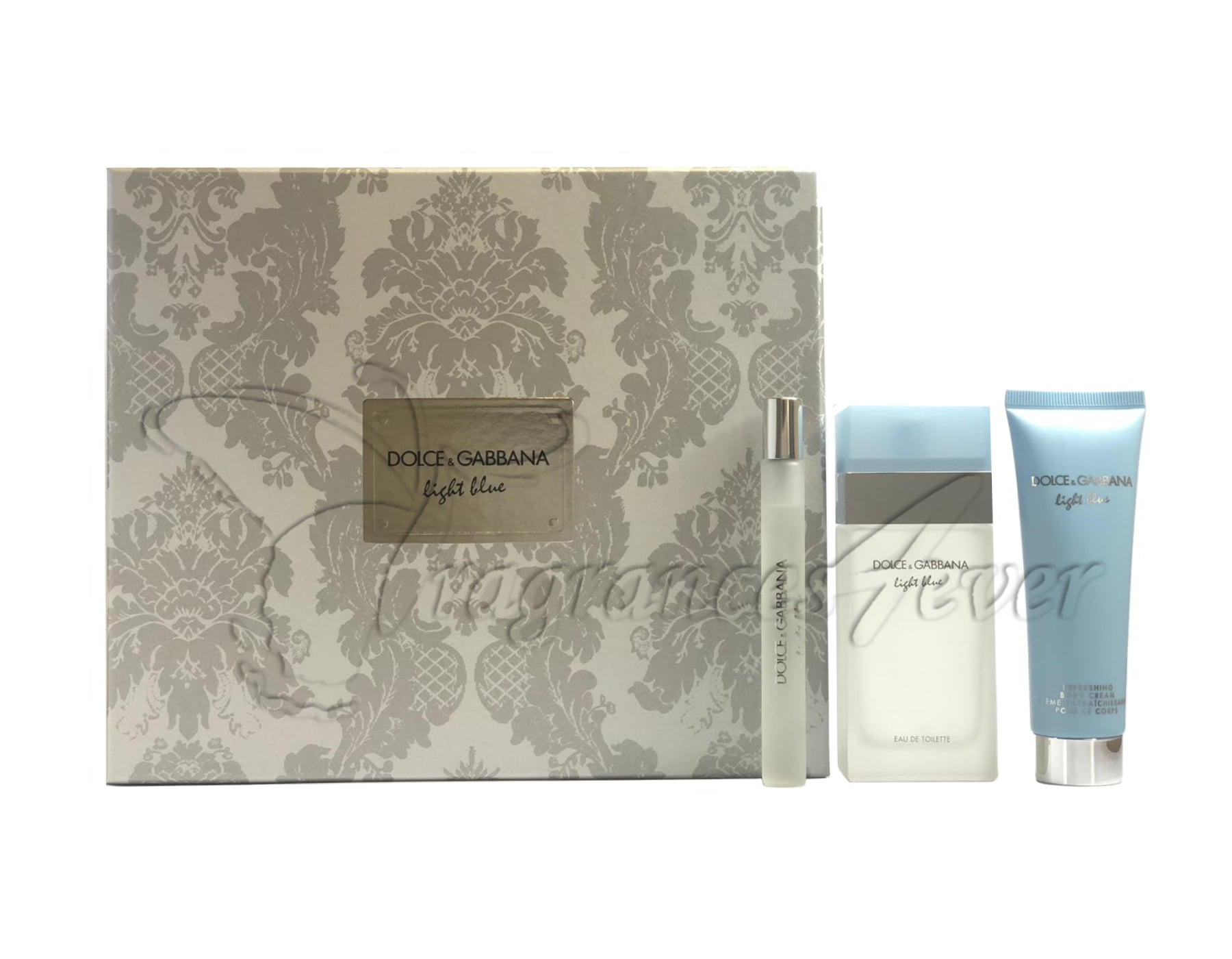 Dolce & Gabbana Light Blue 3 pc Gift Set For Women - Walmart.com