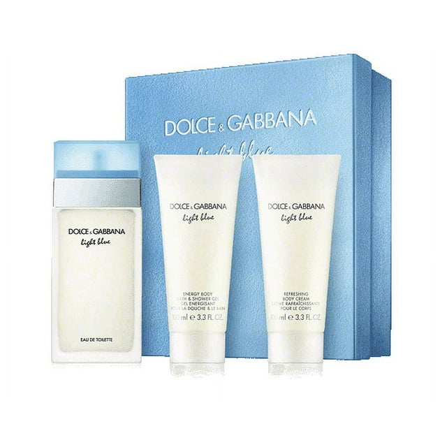 Dolce & Gabbana Light Blue Perfume Gift Set for Women, 3 Pieces ...