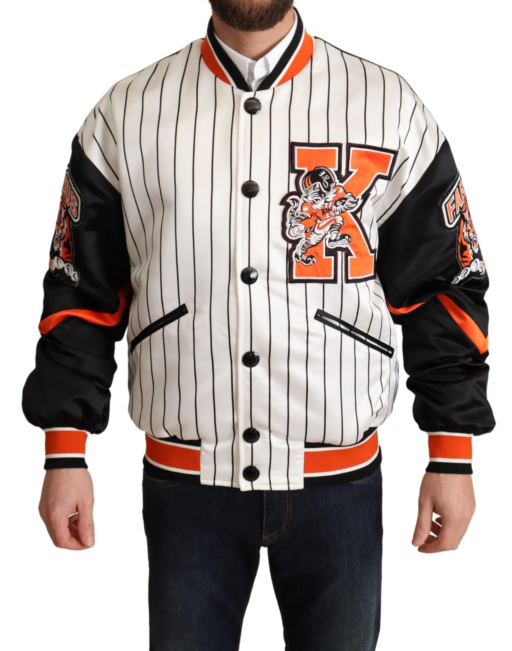 Dolce Gabbana Multicolor Bomber King Logo #DGMILLENNIALS Jacket ...
