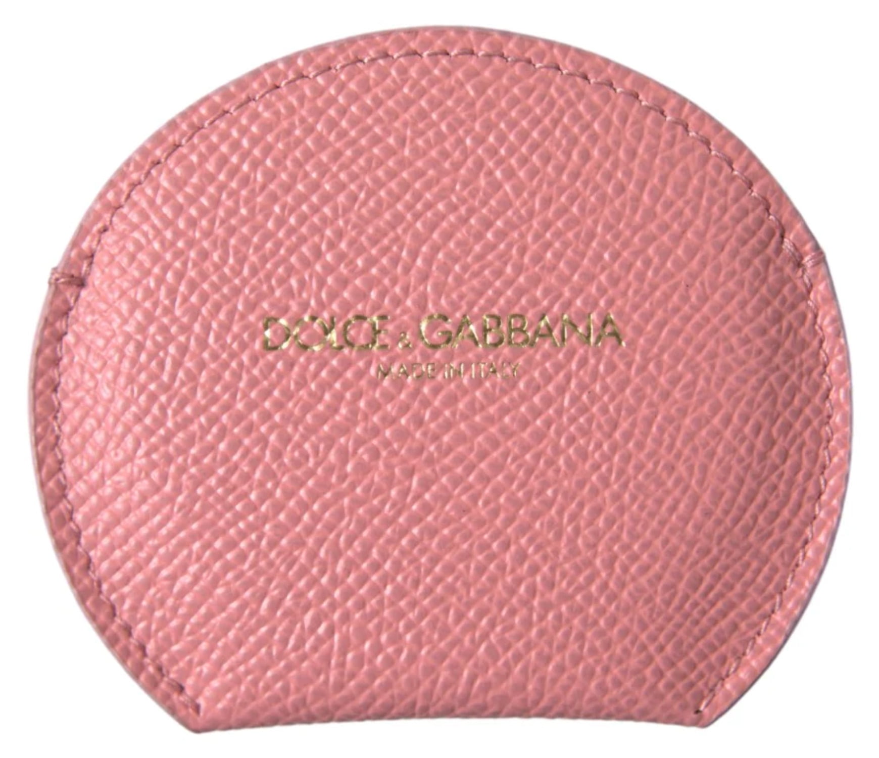 Dolce Gabbana Chic Pink Leather Hand Mirror Holder - Walmart.com